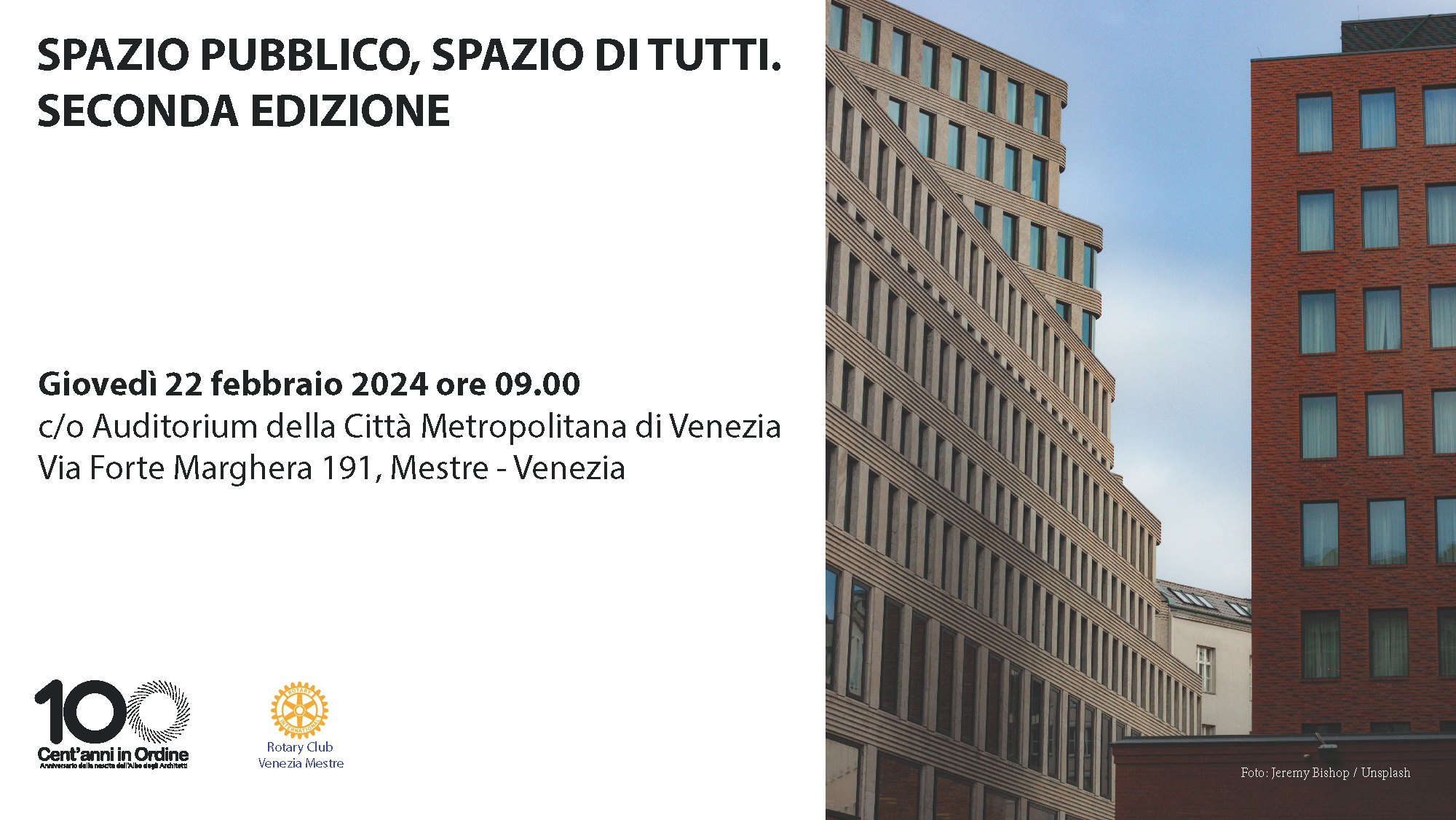 SPAZIO PUBBLICO, SPAZIO DI TUTTI - Ordine Venezia